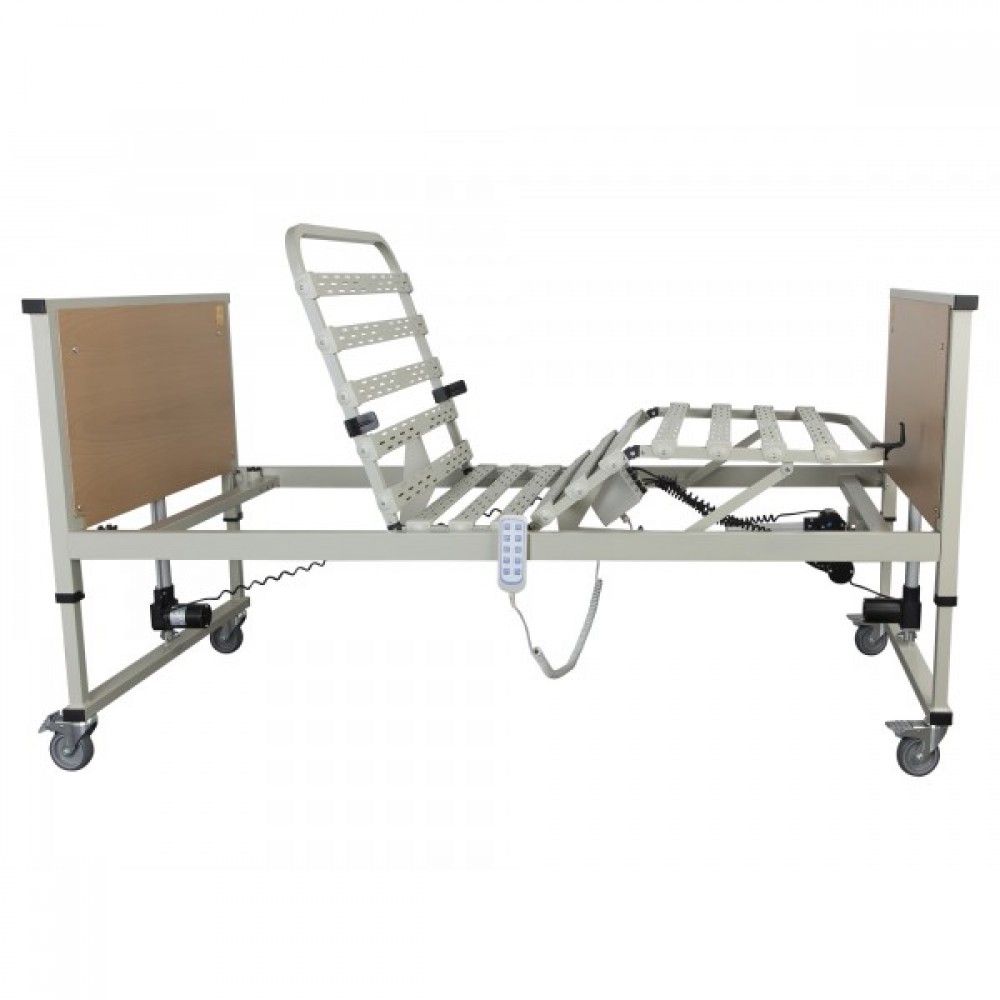 Cama Elétrica Triumph Victory 2B com Grades Madeira – Valliscare